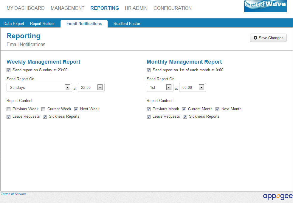 Arrivals: Appogee Leave Version 6.5 | Appogee HR