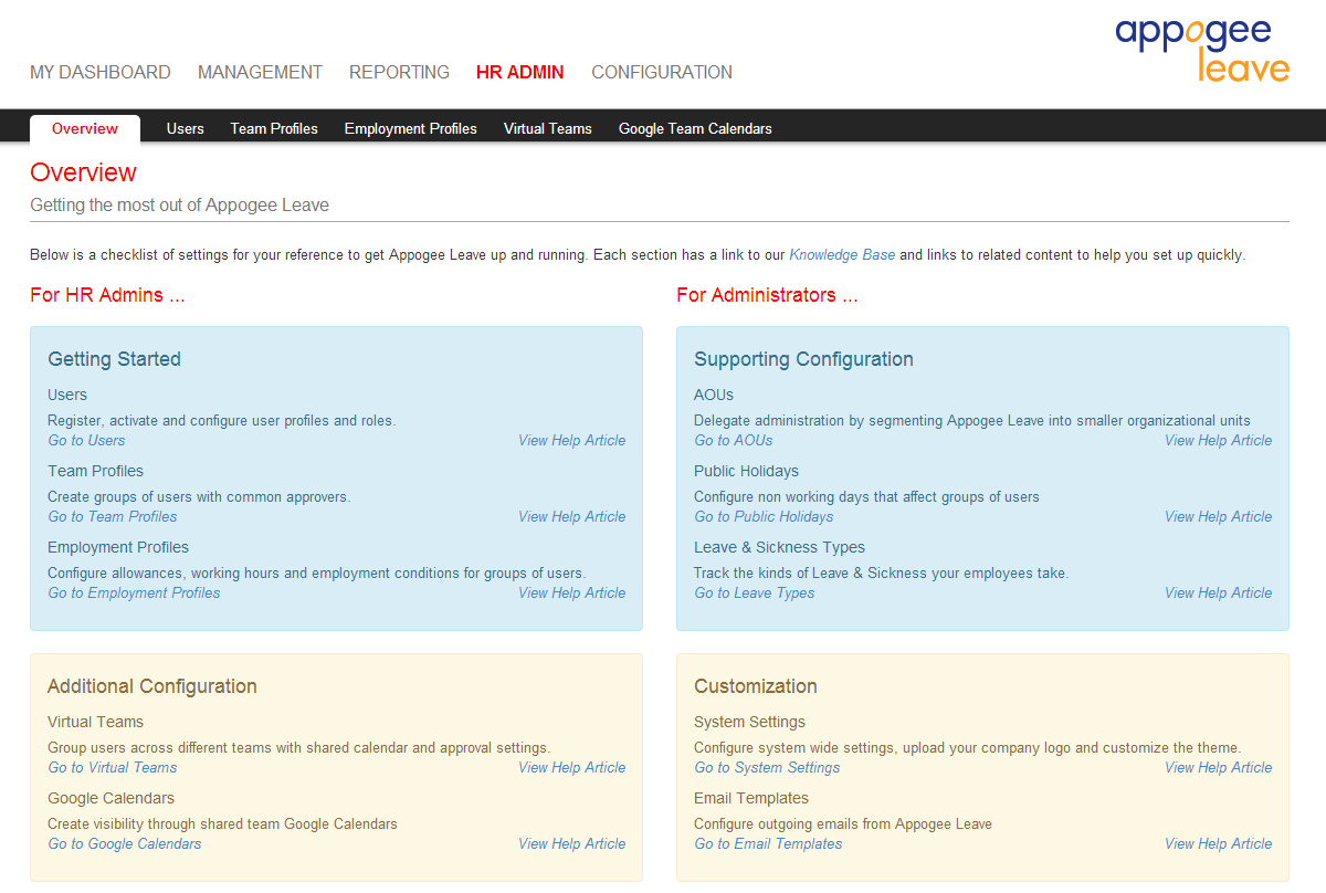 Arrivals: Appogee Leave Version 8 | Appogee HR